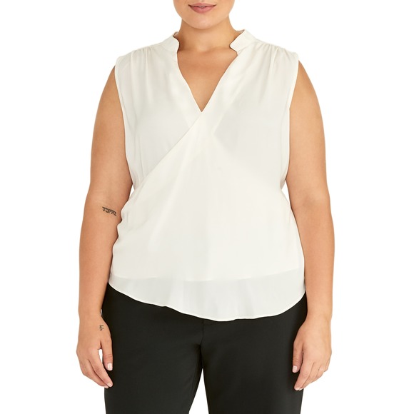 Tops | Rachel Rachel Roy Womens Plus Size Collection Faux Wrap Top Size ...